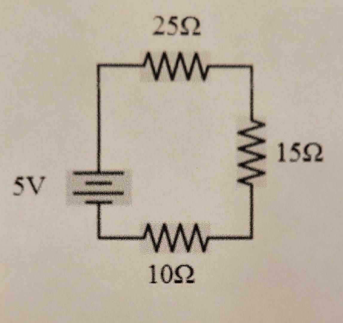 Solved 5:) For the circuit below accurately draw a voltage | Chegg.com