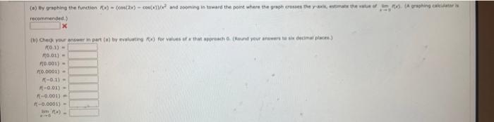 Solved incemnended.) | Chegg.com