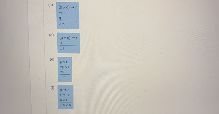 Solved About Exercise 1.12.2: Proving arguments are valid | Chegg.com