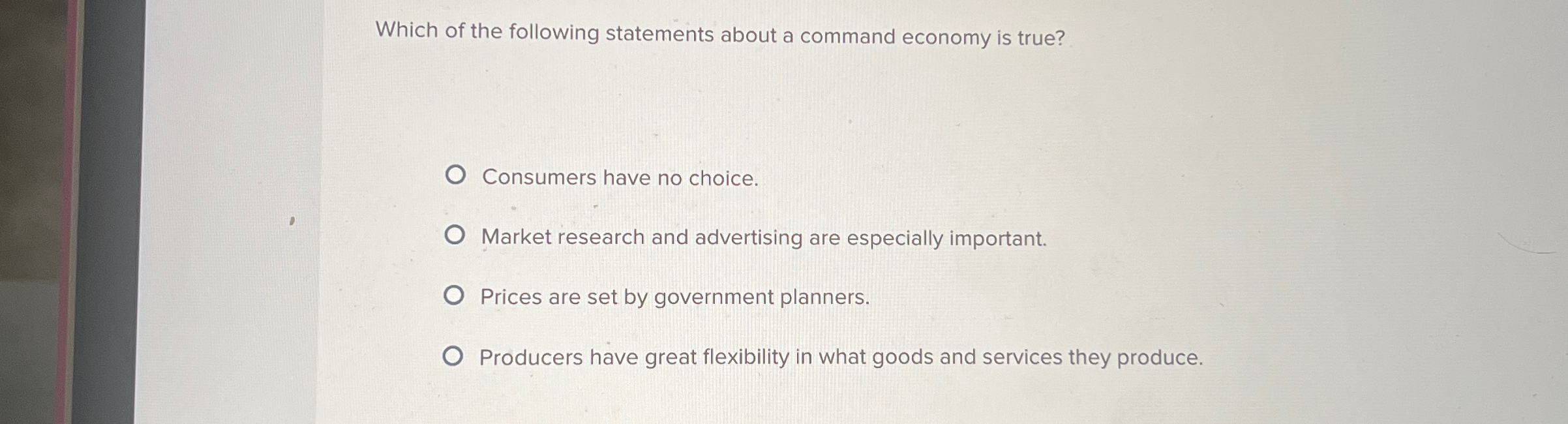 Solved Which of the following statements about a command | Chegg.com