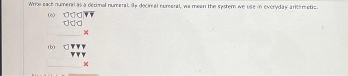 Solved Write Each Numeral As A Decimal Numeral By Decimal