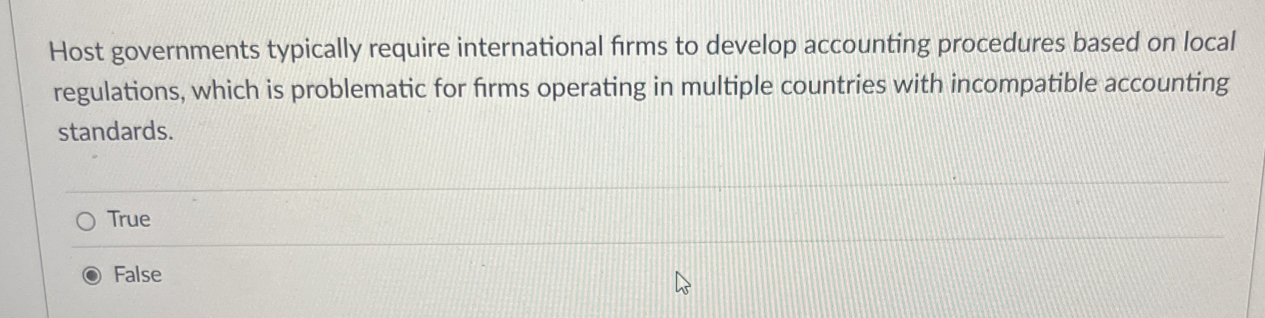 Solved Host governments typically require international | Chegg.com