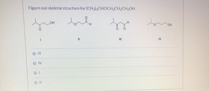 Solved Figure out skeletal structure for | Chegg.com