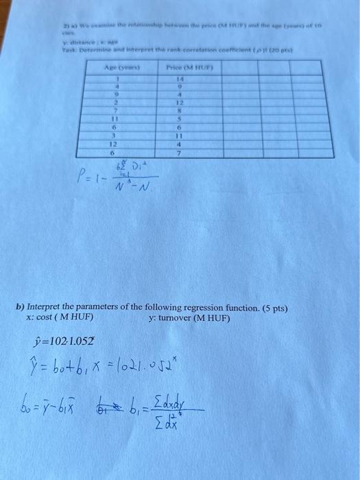 Solved P=1−N3−N6ii=12Di2 b) Interpret the parameters of the | Chegg.com