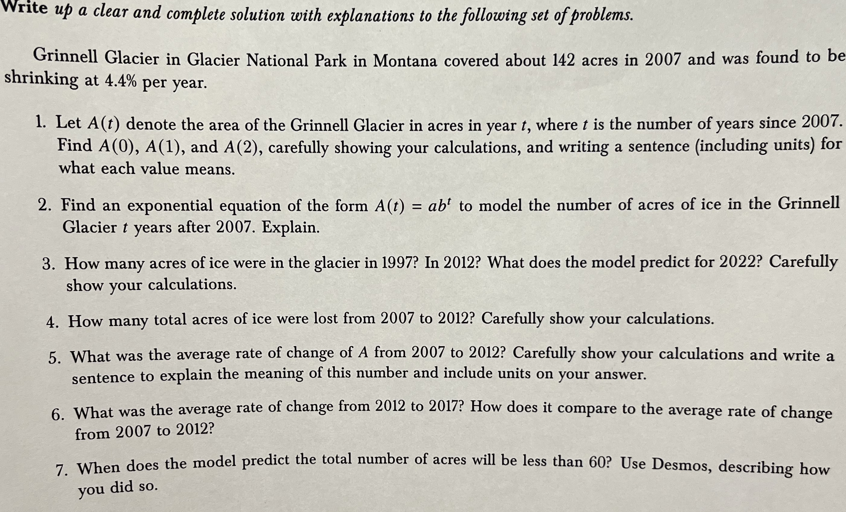 Solved Write up a clear and complete solution with | Chegg.com