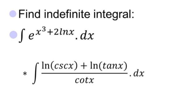 Solved Find indefinite | Chegg.com