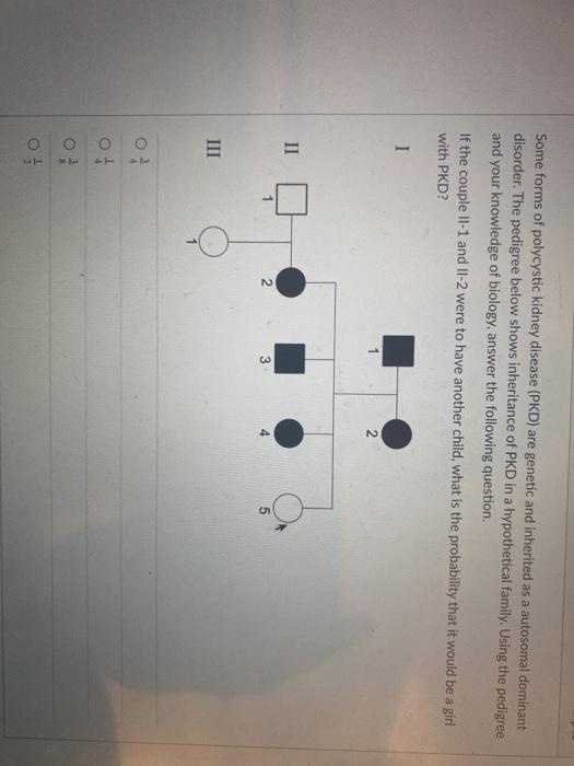 Solved Some forms of polycystic kidney disease (PKD) are | Chegg.com