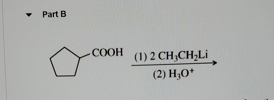 Solved Part D Xo) Zn(Hg) O HCI, H2O Part B COOH (1) 2 | Chegg.com