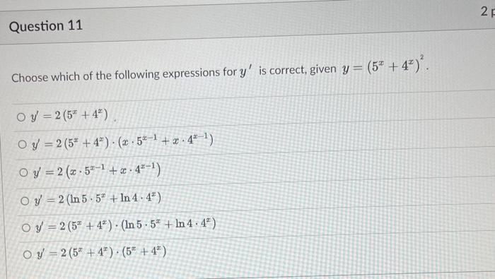 Solved Consider the following table of values: What is | Chegg.com