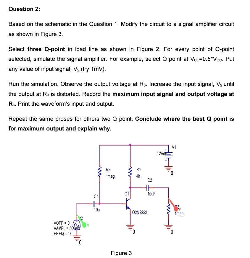 Solved Question 2:Based on the schematic in the Question 1. | Chegg.com