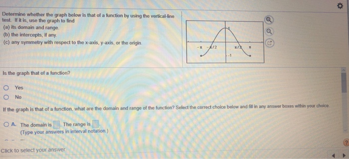 Solved $ Determine whether the graph below is that of a | Chegg.com