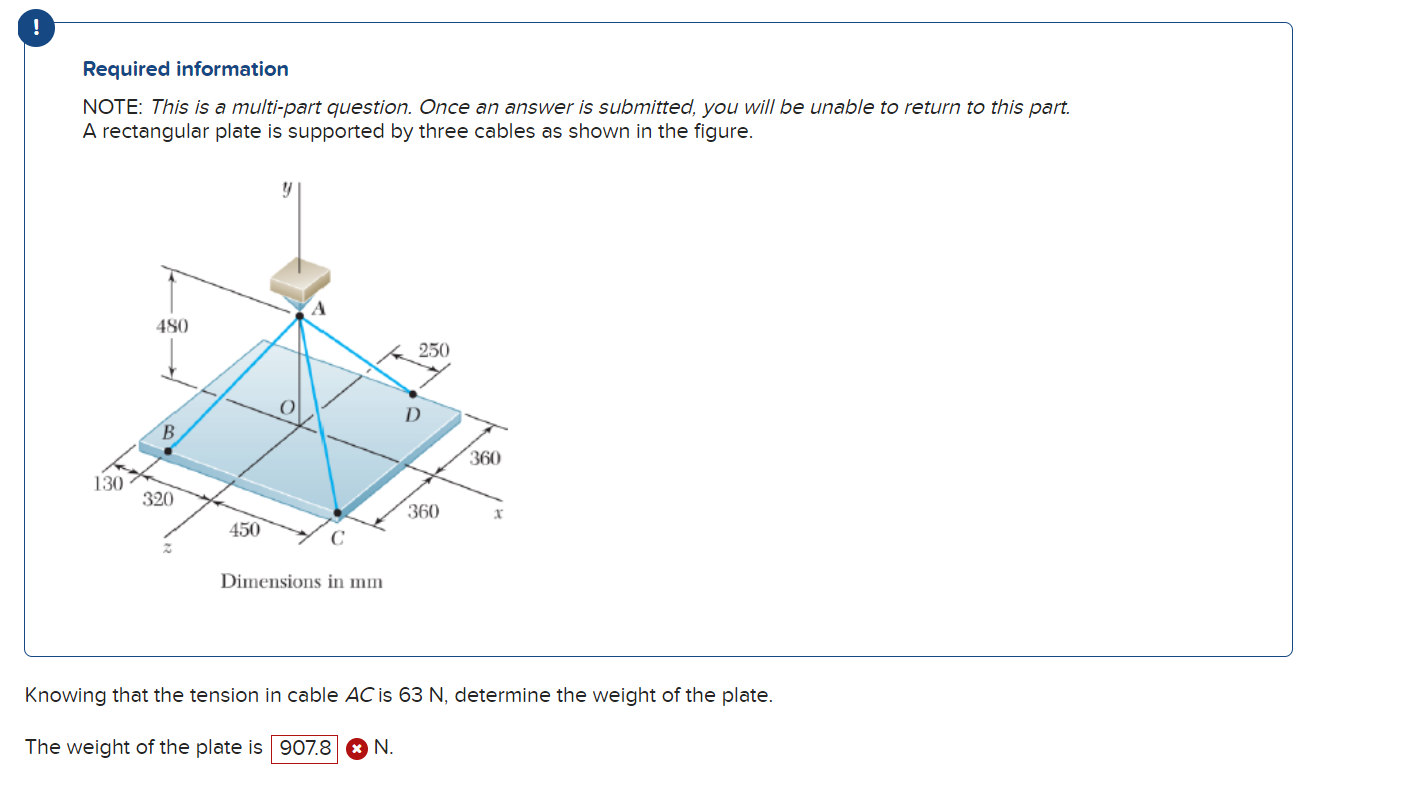 Solved Required informationNOTE: This is a multi-part | Chegg.com