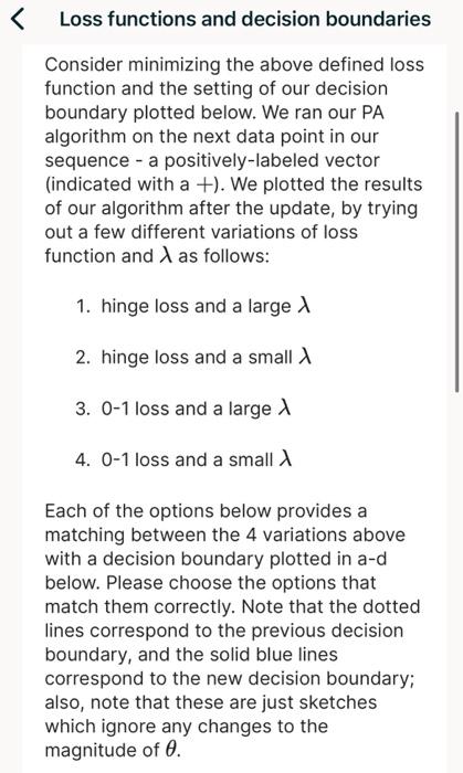 Solved In this problem, we will try to understand the loss | Chegg.com