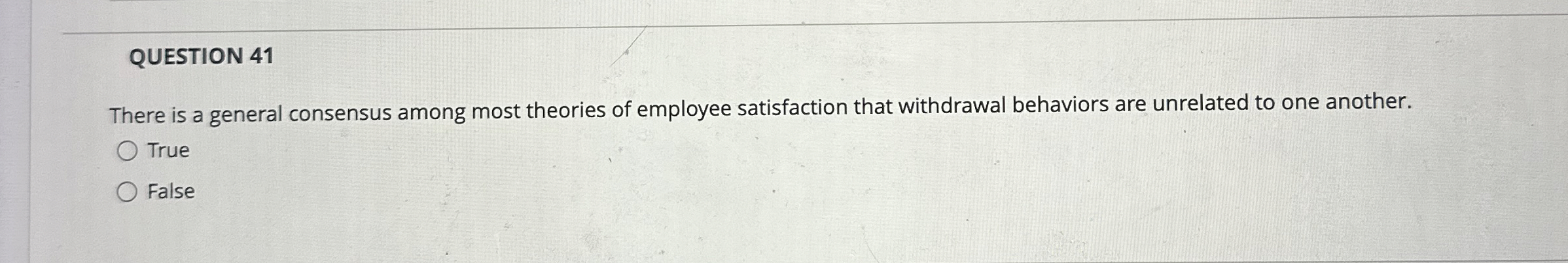 Solved QUESTION 41There is a general consensus among most | Chegg.com