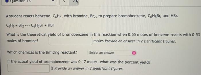 Solved Question 11 Limiting reactant. The fizz produced | Chegg.com