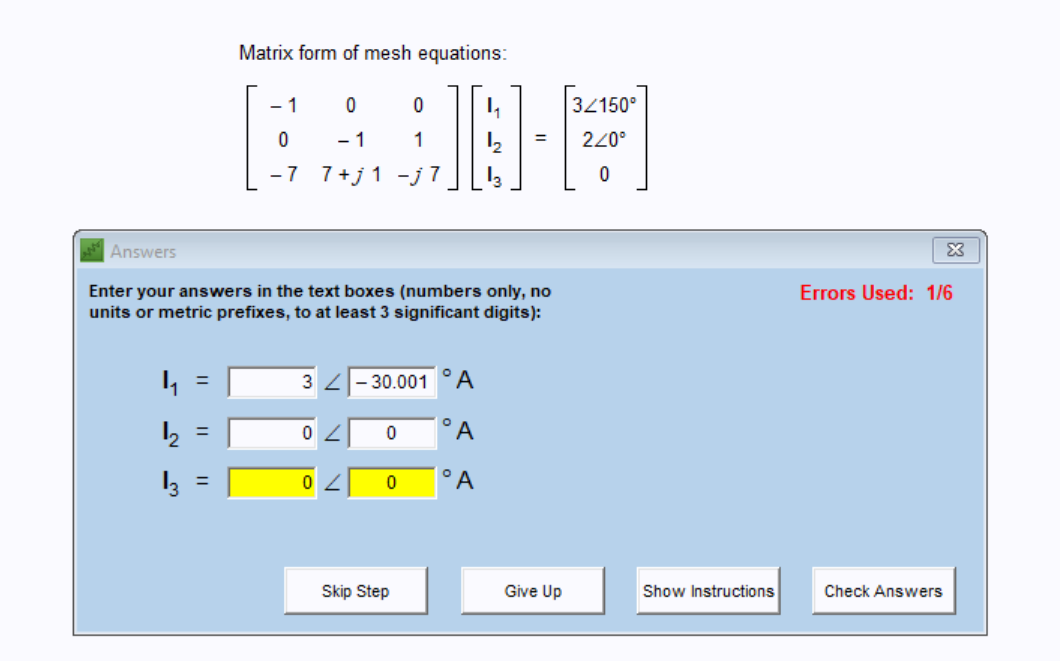 Solved Matrix form of mesh | Chegg.com