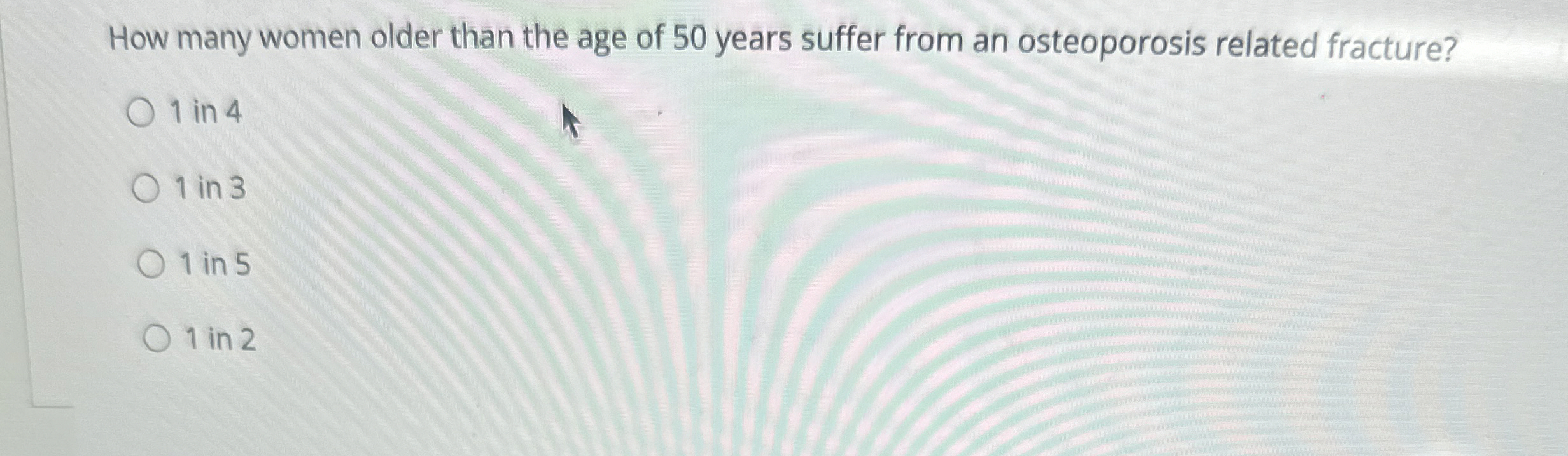 High Quality SOLUTION How many women older than the age of 50 ﻿years suffer | Chegg.com