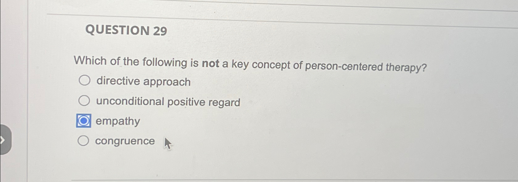 Solved QUESTION 29Which of the following is not a key | Chegg.com