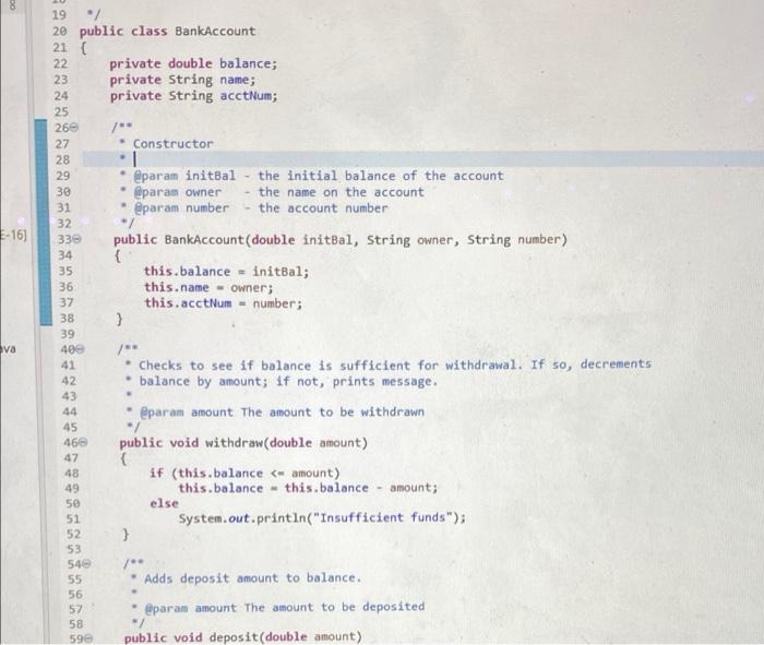 Solved Can somebody help me with D and E? It is for java and | Chegg.com