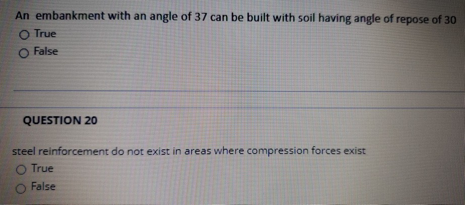Solved An embankment with an angle of 37 can be built with | Chegg.com