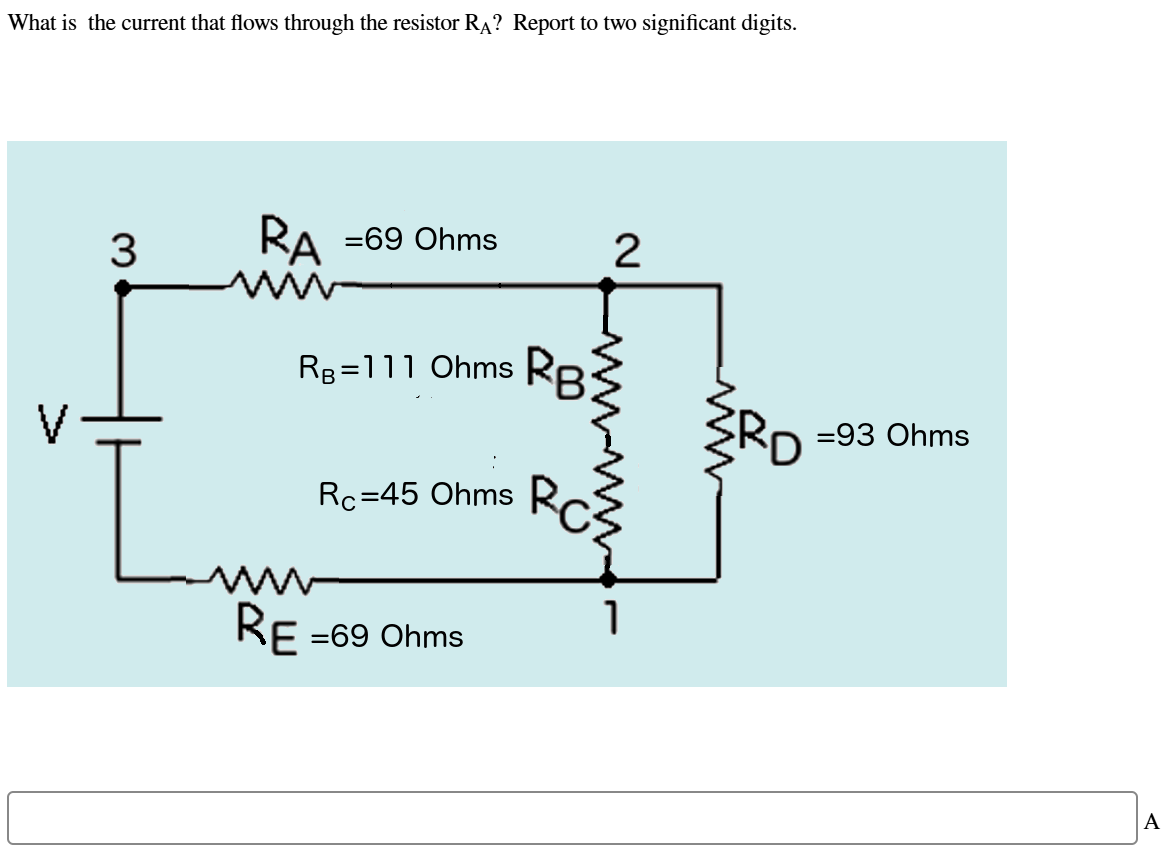 Solved What is the current that flows through the resistor | Chegg.com