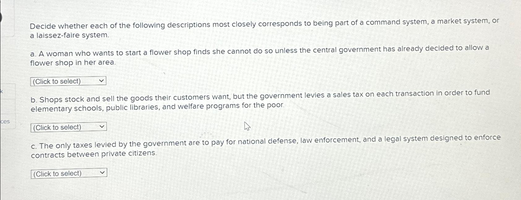 Solved Decide whether each of the following descriptions | Chegg.com