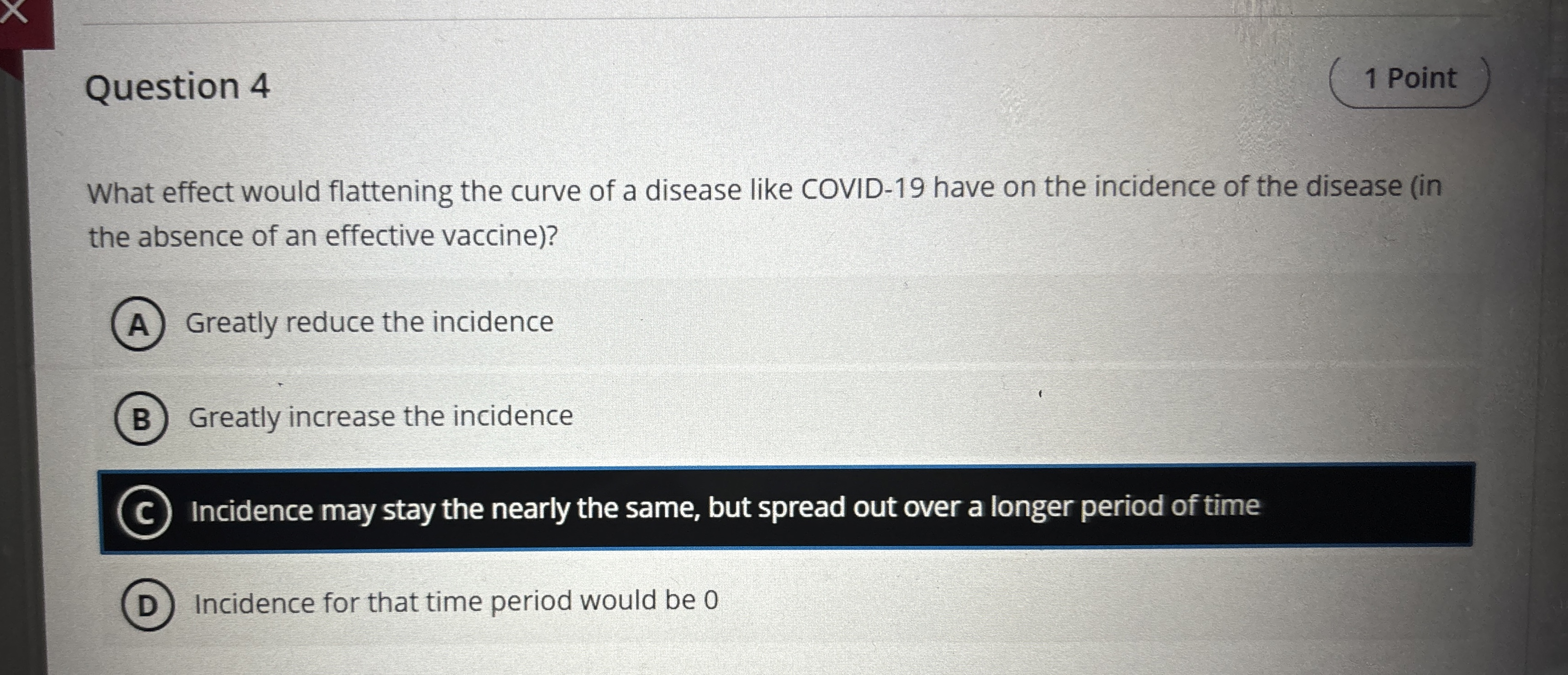 Solved Question 41 ﻿PointWhat effect would flattening the | Chegg.com