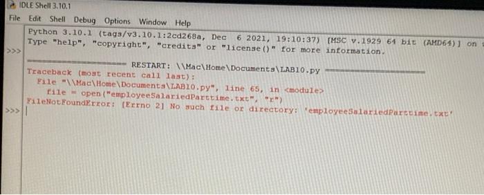 Solved Lab10 Py Mack Home Documents Lab 10 Py 3 10 1