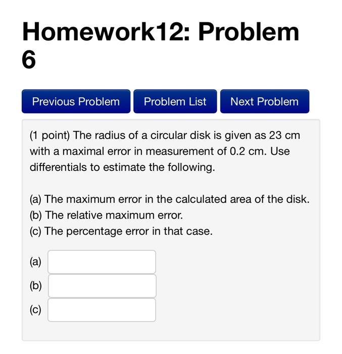 Solved Hello! I really need help solving these six problems. | Chegg.com