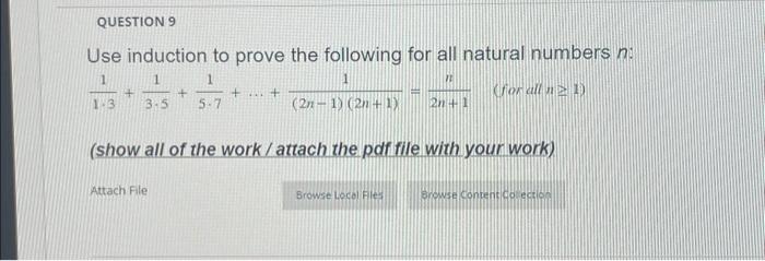 Solved Use induction to prove the following for all natural | Chegg.com