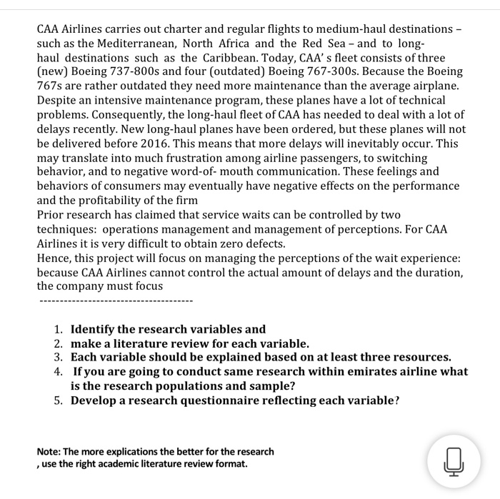 CAA Airlines carries out charter and regular flights | Chegg.com