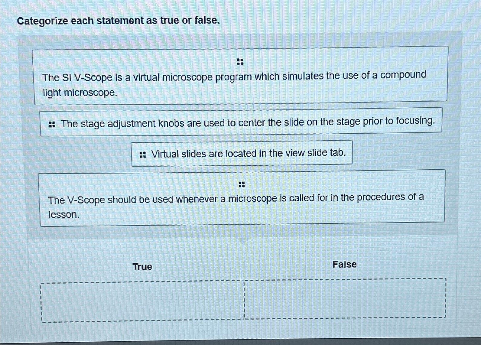 Solved Categorize each statement as true or false.The SI | Chegg.com