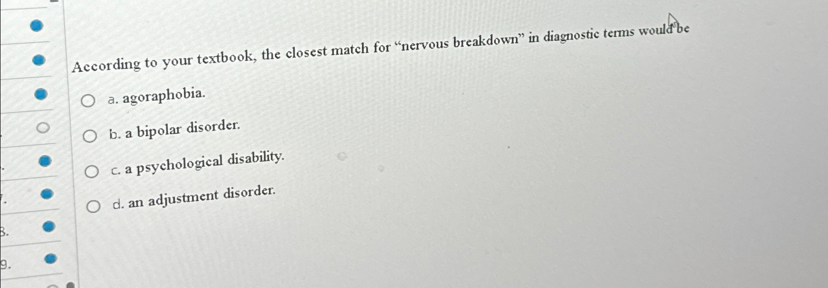 Solved According to your textbook, the closest match for | Chegg.com