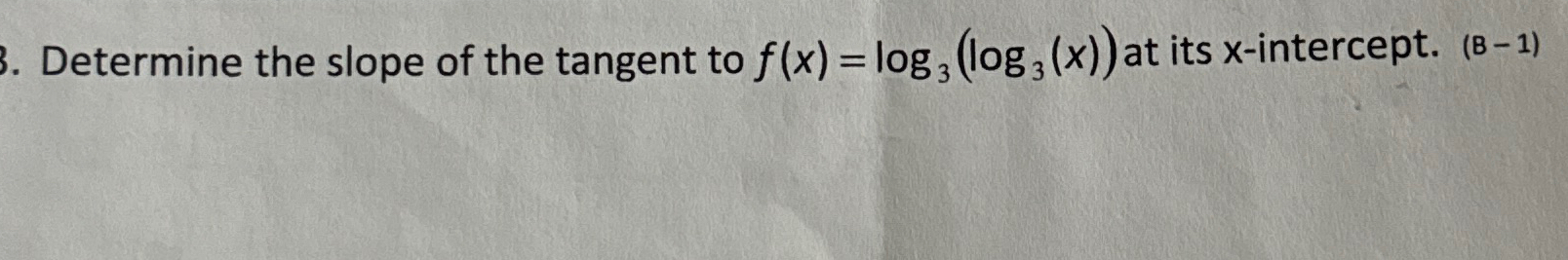 Solved Determine the slope of the tangent to | Chegg.com