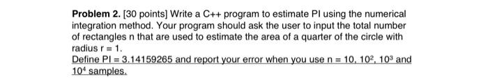 Solved Problem 2 30 Points Write A C Program To 4487