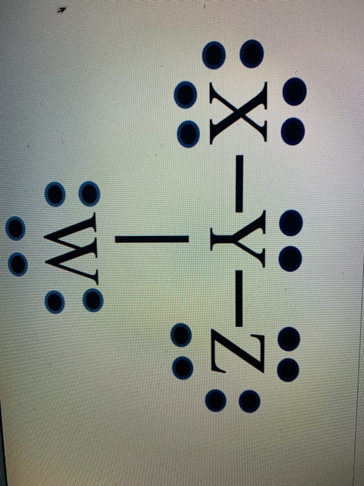 Solved :X-Y-z: | •W: :W: Electron group geometry - | Chegg.com