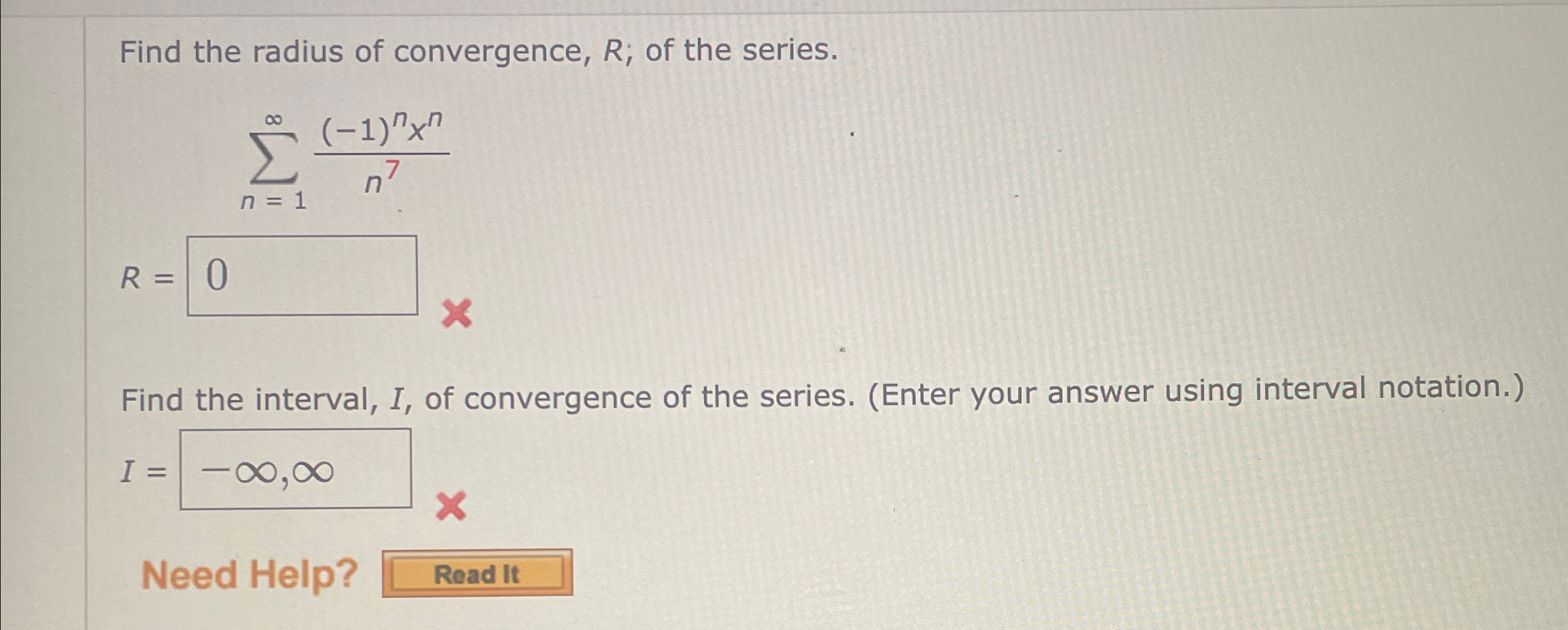 Solved Find the radius of convergence, R; of the | Chegg.com