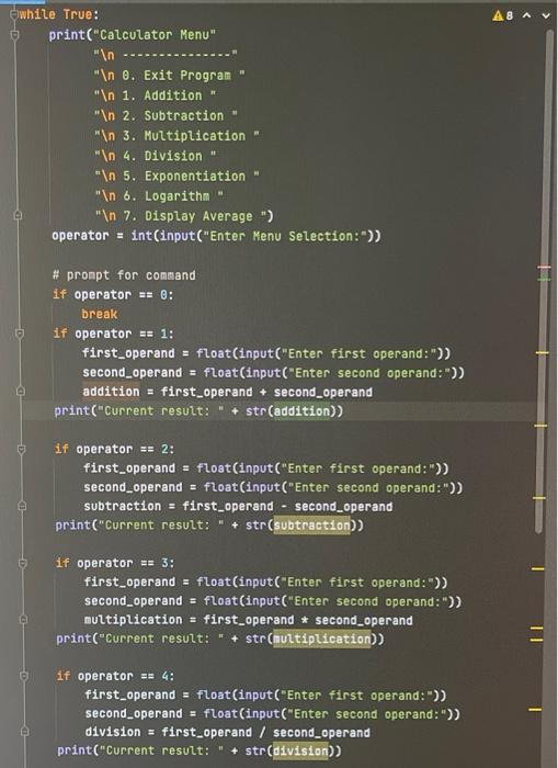 Solved this is my python code and its showing erroe for | Chegg.com