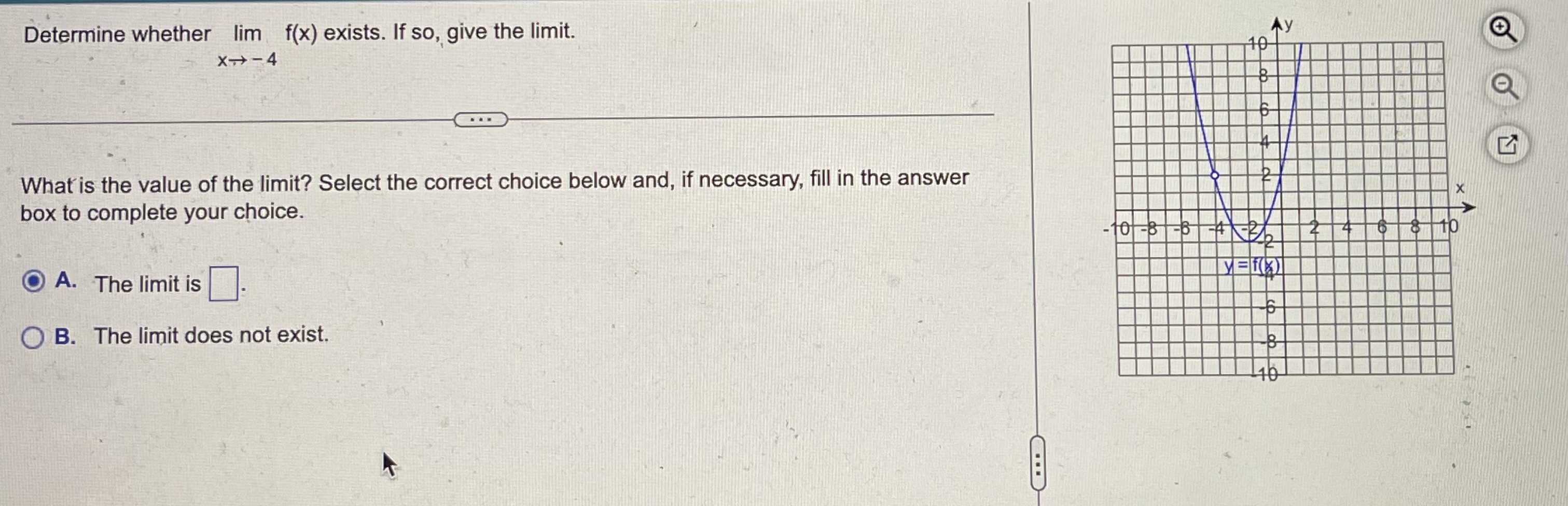 Solved How to solve Determine whether limx→-4f(x) ﻿exists. | Chegg.com