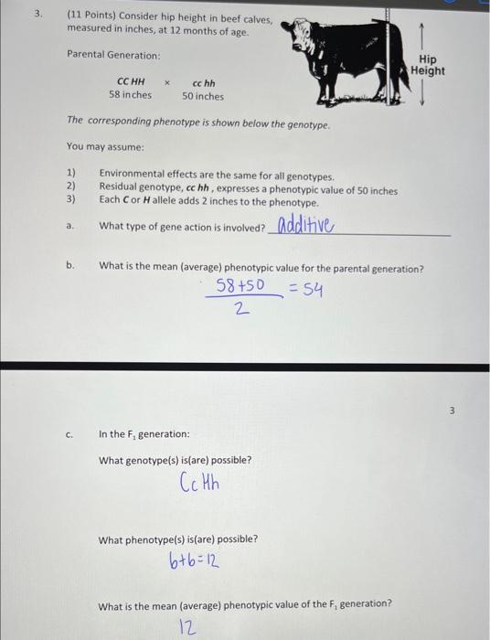 Solved 3. (11 Points) Consider hip height in beef calves, | Chegg.com Solved 3. (11 Points) Consider hip height in beef calves, | Chegg.com