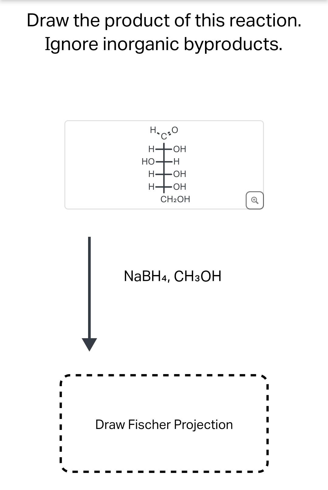 Solved Draw the product of this reaction. Ignore inorganic | Chegg.com