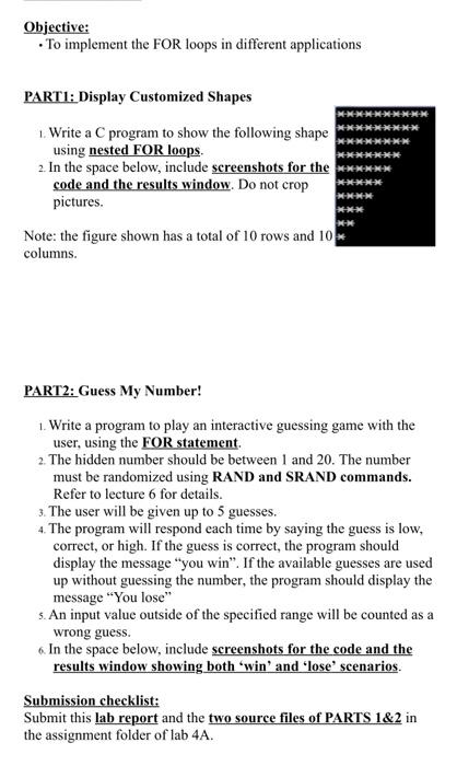 Solved Objective • To Implement The For Loops In Different 5487