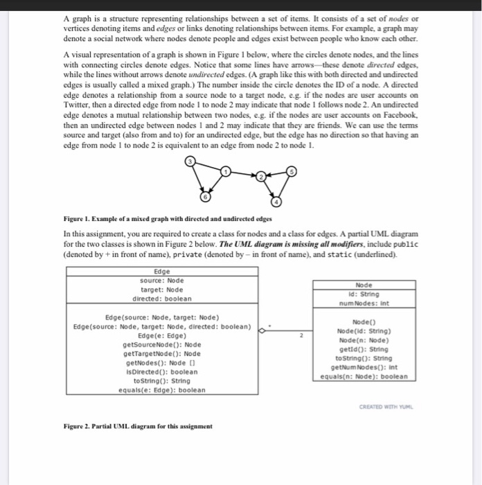 Solved A graph is a structure representing relationships | Chegg.com