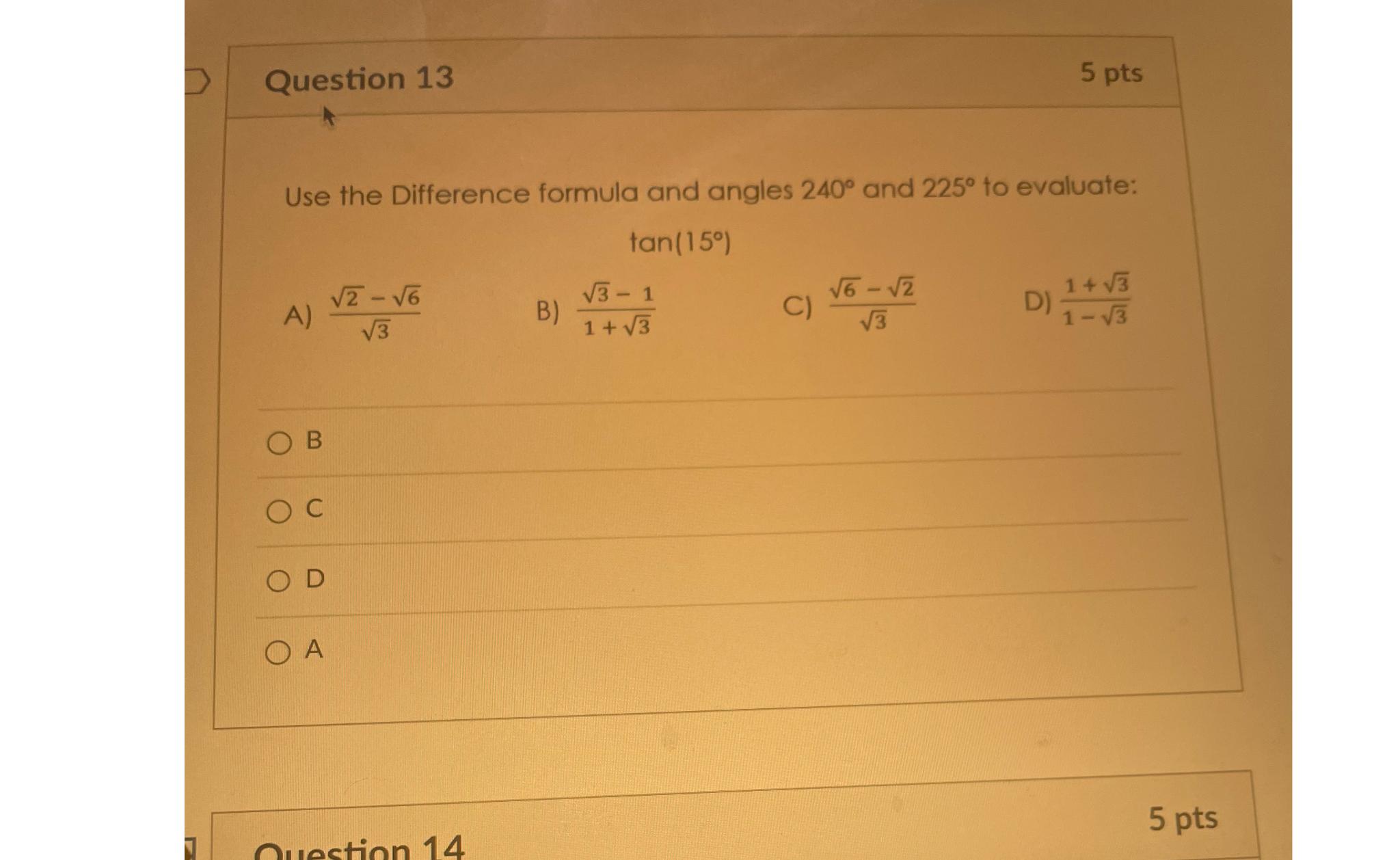 Solved Question 135 ptsUse the Difference formula and | Chegg.com Solved Question 135 ptsUse the Difference formula and | Chegg.com