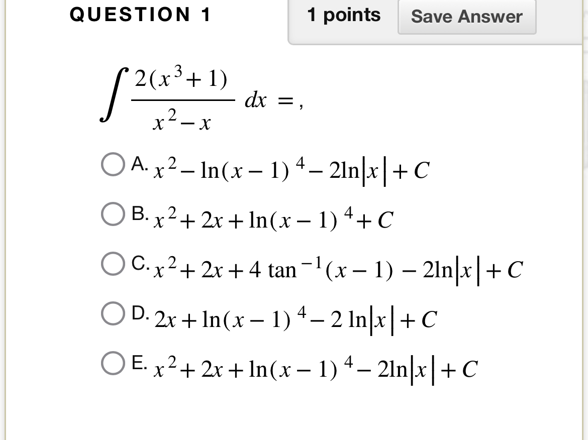 Solved QUESTION 11 | Chegg.com