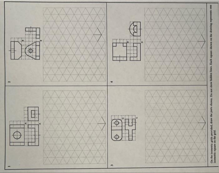 Make an isometric drawing, complete with dimensions. | Chegg.com