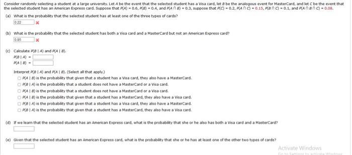 Solved Consider randomly selecting a student it a large | Chegg.com