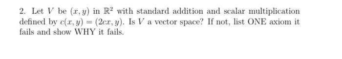 Solved this is from a linear algebra class. please explain | Chegg.com
