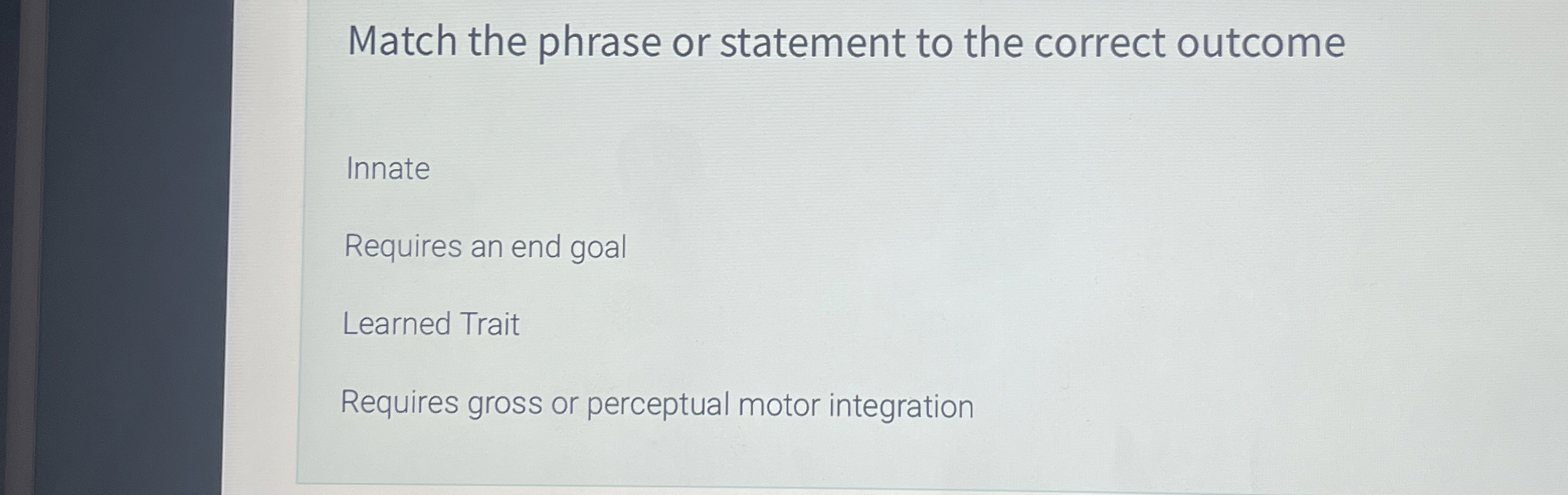 Solved Match the phrase or statement to the correct | Chegg.com