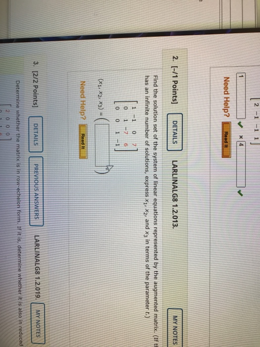 Solved X 14 Need Help? Read It 2. [-/1 Points] DETAILS | Chegg.com